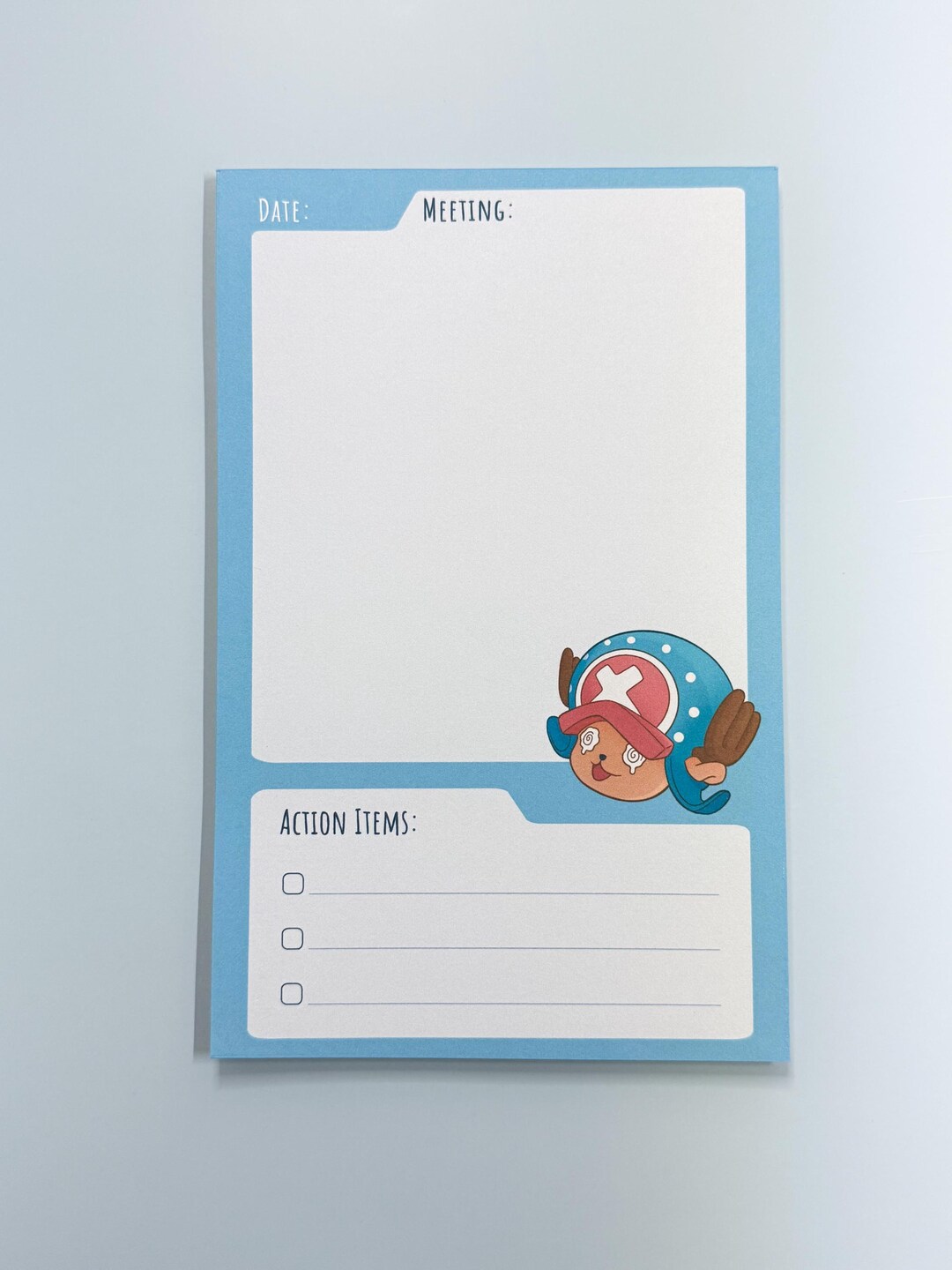 Anime Meeting Notepad Cute Kawaii Fun Stationary - Etsy