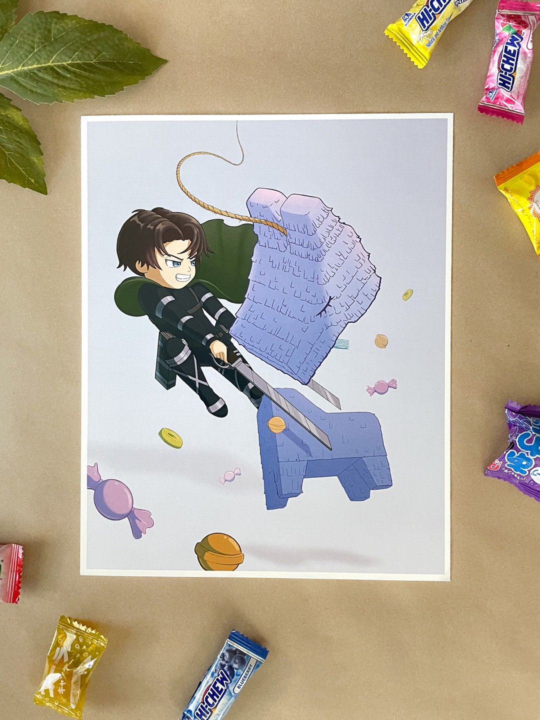 Attack Pinata Art Print 8 X 10 - Etsy