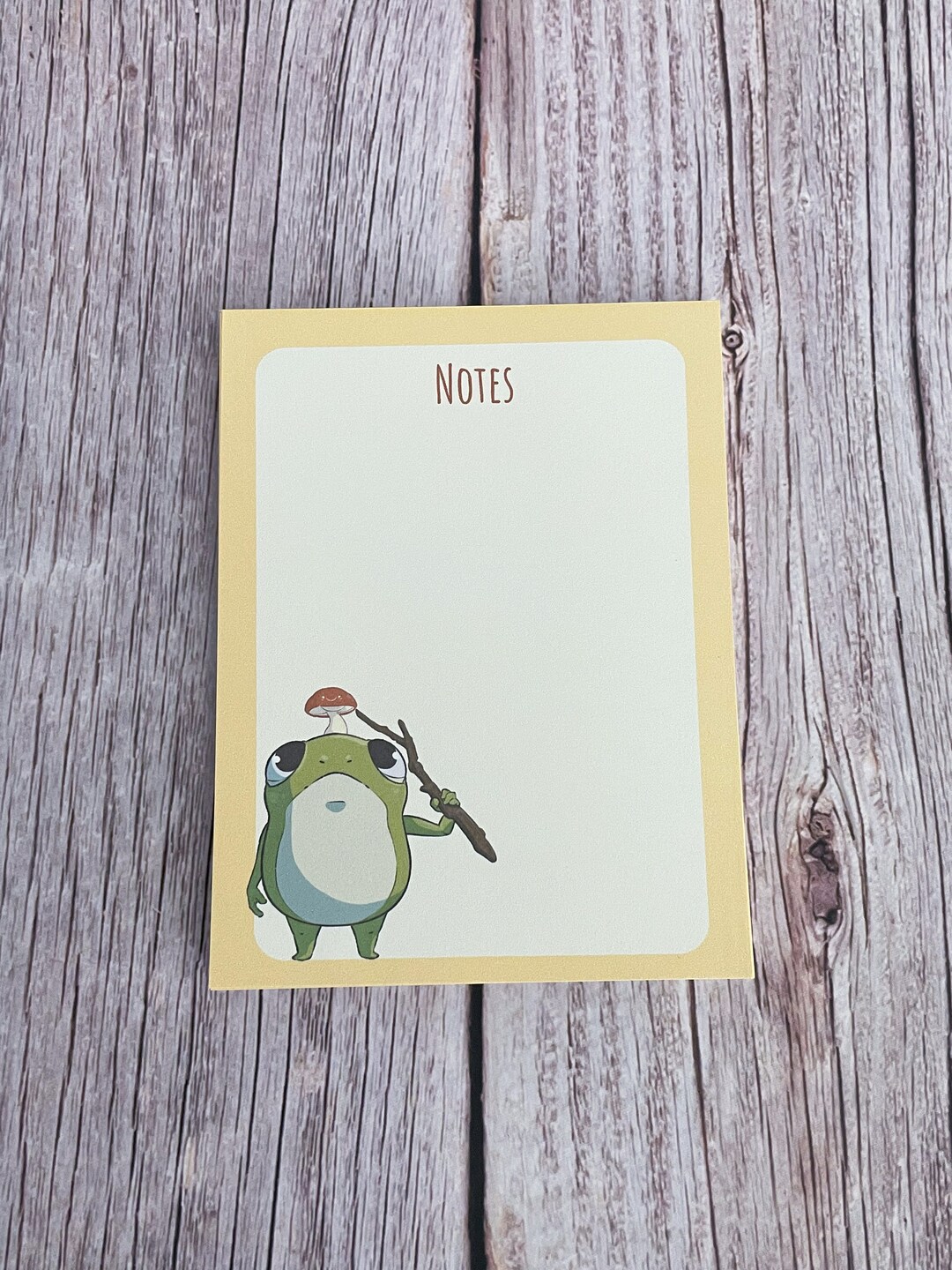 Cute Cottage Frog Notepad Decorative Stationary - Etsy
