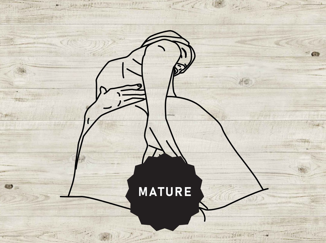 Svg Png Pdf Erotic Couple Line Art Couples Love Decal Stencil Tattoo Love Cutfile