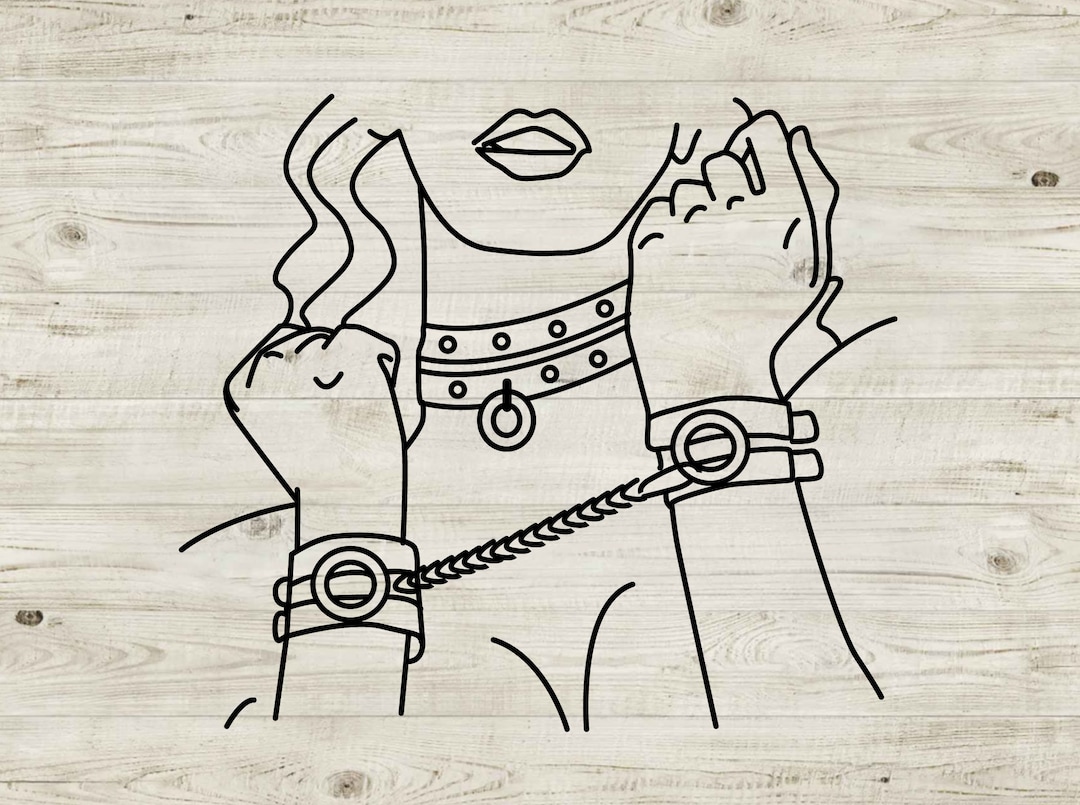 Bondage Woman Svg Png Pdf Love Kink Erotic Kinky Art Etsy