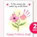 Printable Mothers Day Handprint Art, Footprint Craft Gift for Mom ...