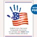 Flag Handprint Craft Printable, Labor Day Handprint Art, Fourth of July ...