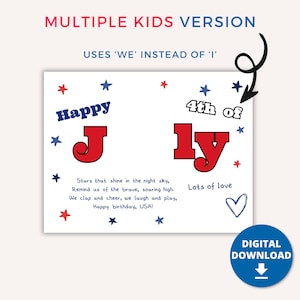 4th of July Handprint Art, 4th of July Handprint Printable Craft ...