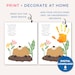 Groundhog Day Handprint Printable Craft, Groundhog Day Craft Activity ...