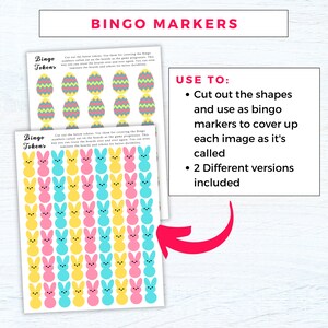 Easter Bingo Cards Printable Game, Easter Party Game, Spring Bingo ...