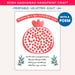 Pomegranate Rosh Hashanah Handprint Craft, Rosh Hashanah Printable ...