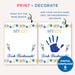 Rosh Hashanah Handprint Craft, Rosh Hashanah Printable Jewish New Year ...