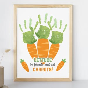 Easter Handprint Craft, Printable Easter Handprint Art for Kids Toddler ...
