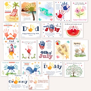 Mega Handprint Printable Craft Bundle, Handprint Art, Handprint ...