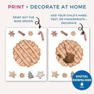 Winter Handprint Craft, Winter Handprint Art Printable for Toddler Kids ...