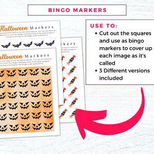 Halloween Bingo Cards, Halloween Party Game, Fun Bingo Printable ...