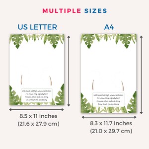 Palm Sunday Handprint Art Craft, Printable Palm Sunday Craft for Kids ...