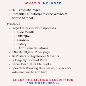 LGBTQ+ Pride Month Bulletin Board Kit, Printable Pride History Month ...