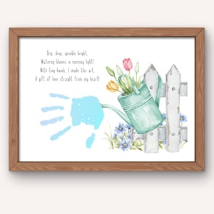 Easter Handprint Craft, Printable Easter Handprint Art for Kids Toddler ...