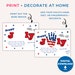 4th of July Handprint Art, 4th of July Handprint Printable Craft ...