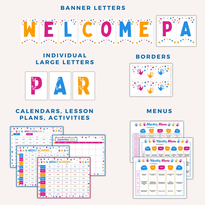 Parent Board Daycare Bulletin Board Kit, Daycare Forms, Childcare ...