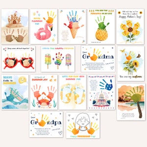 Mega Handprint Printable Craft Bundle, Handprint Art, Handprint ...