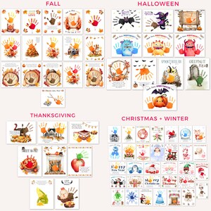 Mega Handprint Craft Bundle, Handprint Craft for Kids Toddler ...