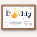 Dad Birthday Handprint Printable Craft, Fathers Day Handprint Art, My ...