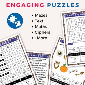 Halloween Escape Room for Kids, Printable Escape Room, Halloween ...