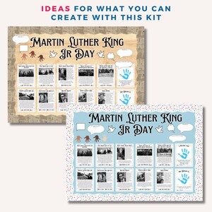 MLK Day, Martin Luther King Jr Day Bulletin Board Kit, Black History ...