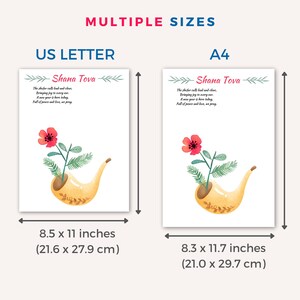 Rosh Hashanah Handprint Craft Bundle, Rosh Hashanah Printable Jewish ...