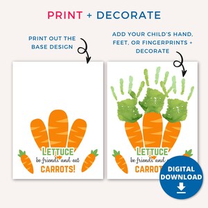Easter Handprint Craft, Printable Easter Handprint Art for Kids Toddler ...