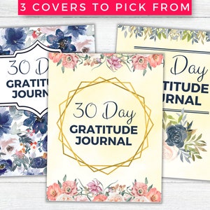30 Day Gratitude Journal Printable Gratitude Journal Prompts, Gratitude ...