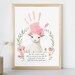 Easter Handprint Craft, Printable Easter Handprint Art for Kids Toddler ...