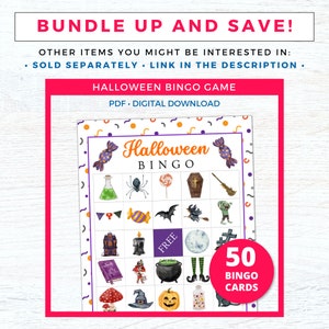 Fall Bingo Printable Cards, Thanksgiving Bingo, Autumn Games for Kids ...