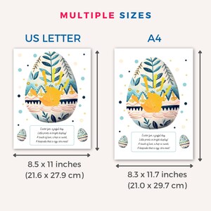 Easter Handprint Art Craft, Easter Egg, Spring Handprint, Footprint DIY ...