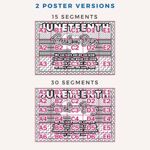 Juneteenth Collaborative Poster Printable Craft, Bulletin Board Art ...
