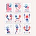 Veterans Day Handprint Art Craft, Remembrance Memorial Day Activity for ...