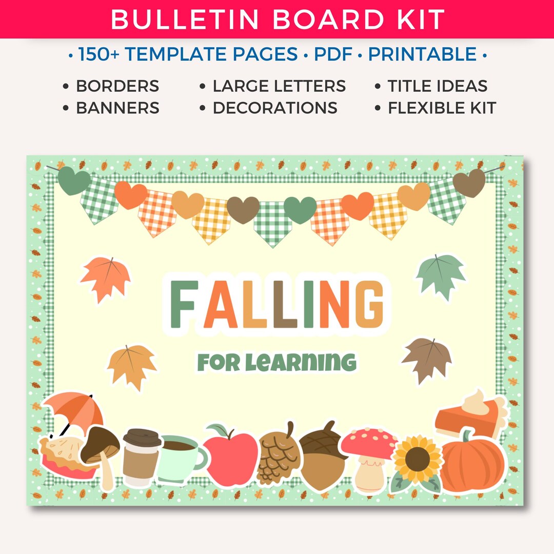 Fall Bulletin Board Borders, Fall Classroom Decor, Halloween Bulletin ...