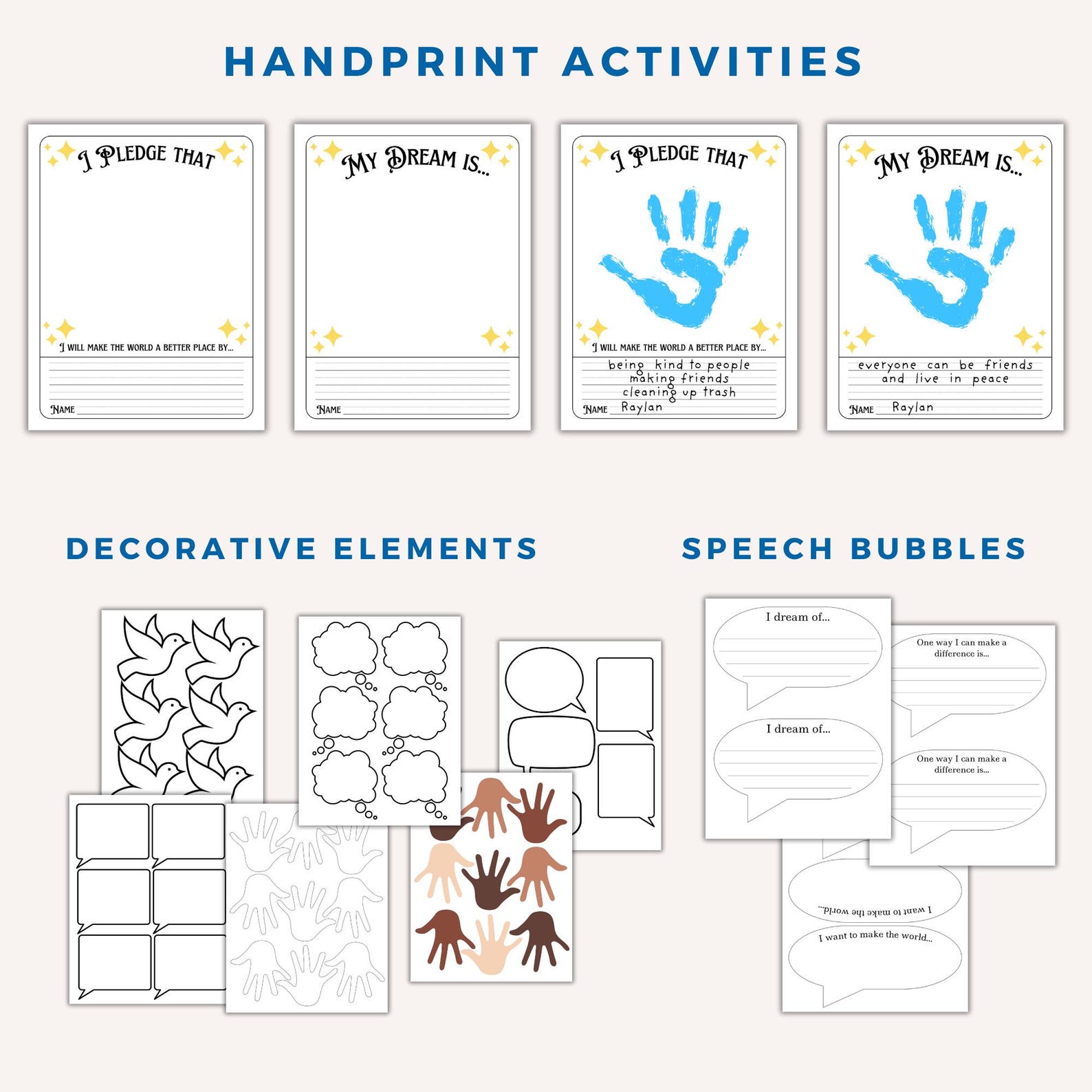 MLK Day, Martin Luther King Jr Day Bulletin Board Kit, Black History ...