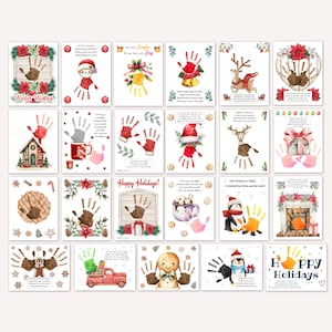 Winter Handprint Craft Bundle, Winter Handprint Art Printable for ...
