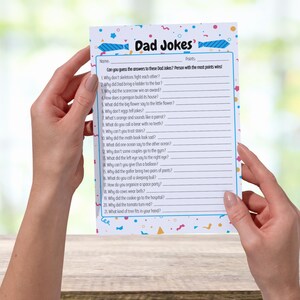 Dad Jokes Game, Fathers Day Riddles Activity, Dad Birthday Trivia, Fun ...