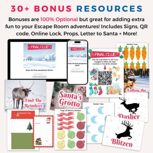 Christmas Escape Room for Kids, Printable Escape Room, DIY Escape Room ...