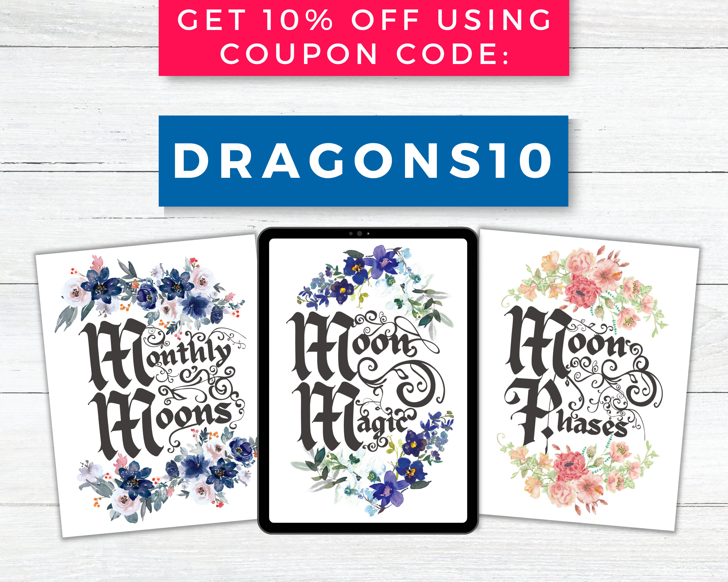 Moon Magick & Witch Moon Phases Calendar Witchcraft - Etsy