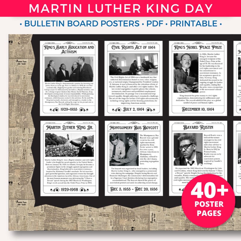 Dr Martin Luther King Jr Poster - Etsy
