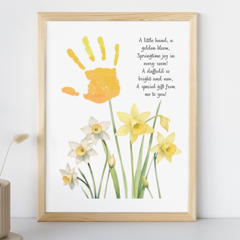 Easter Handprint Art Craft, Easter Flower Bouquet, Spring Handprint ...