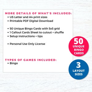 Fall Bingo Printable Cards, Family Thanksgiving Bingo, Autumn Games for ...