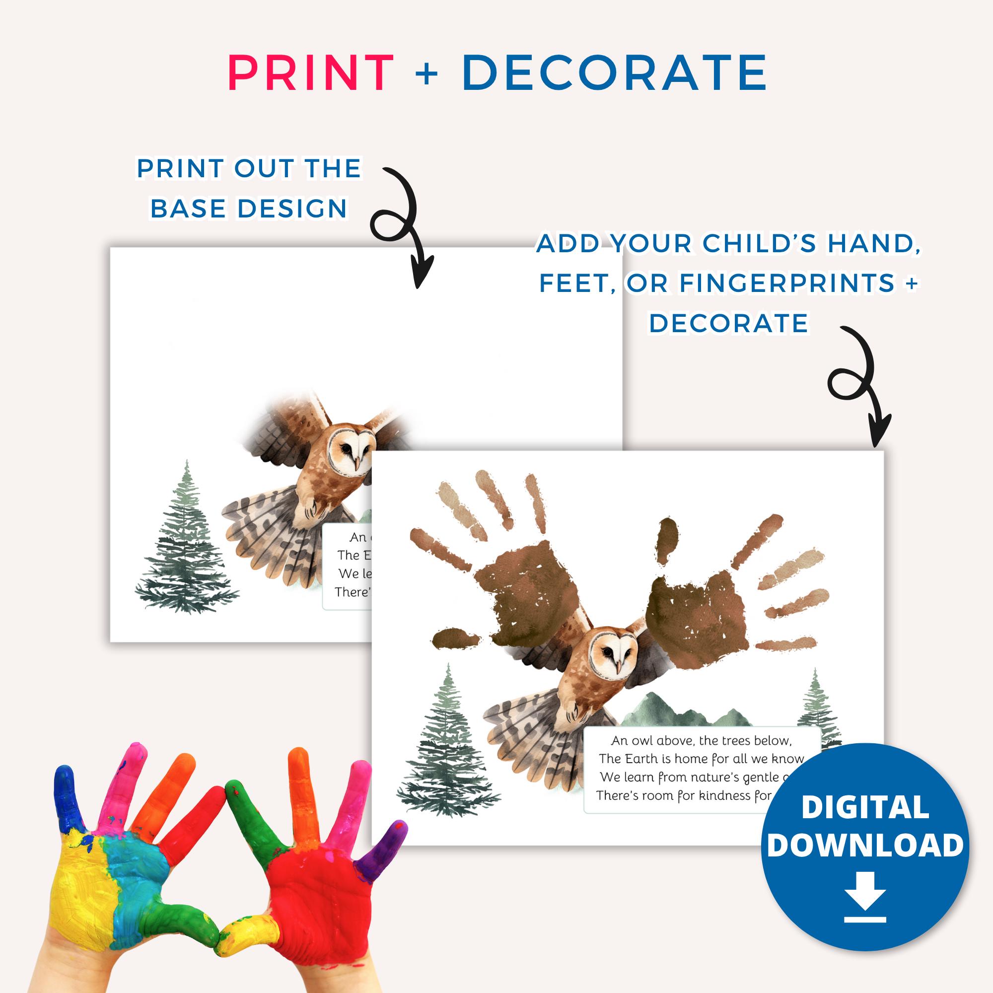 Native American Handprint Crafts Art for Kids, Native American Heritage ...