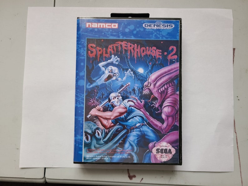 Custom Made Splatterhouse 2 for the Sega Genesis - Etsy