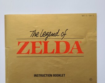 Zelda Nes Manual - Etsy