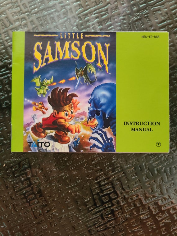 Custom Made Little Samson Manual for the Nintendo Nes | Etsy
