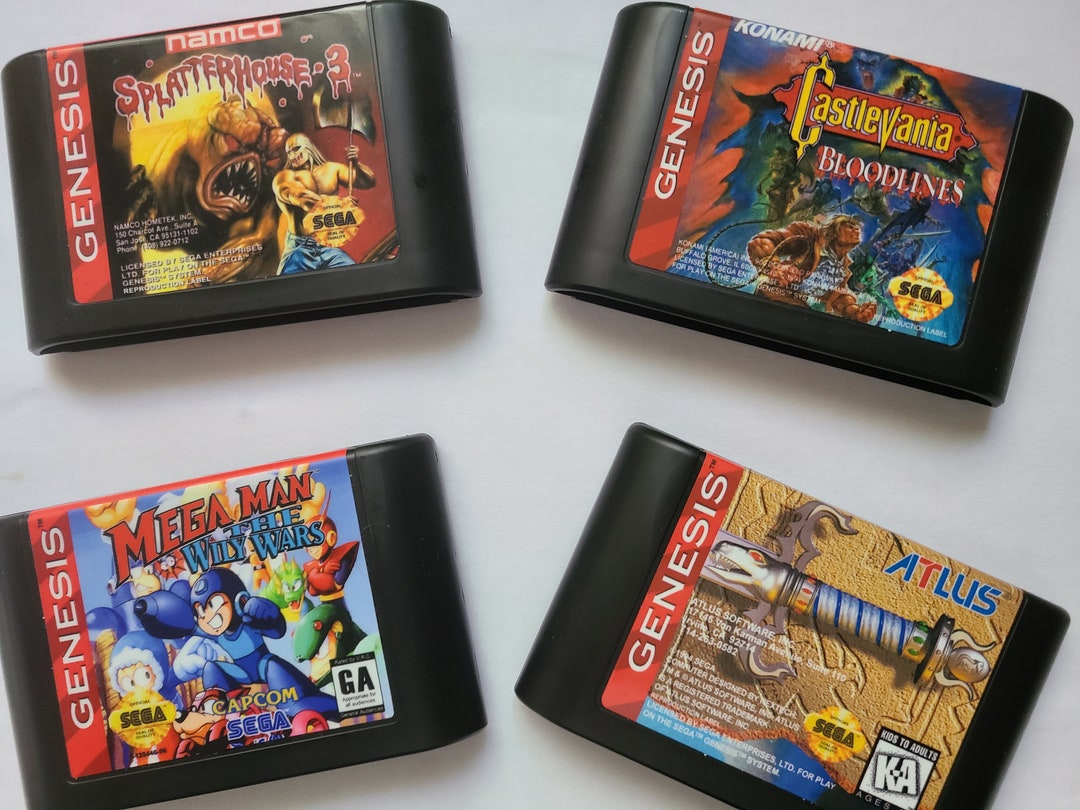 Custom Made Sega Genesis Games. You Choose. - Etsy