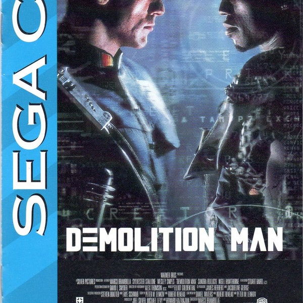 Demolition Man Sega Cd - Etsy