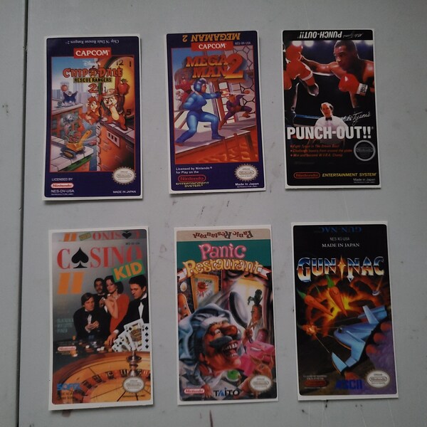 Nintendo Nes Game Labels - Etsy